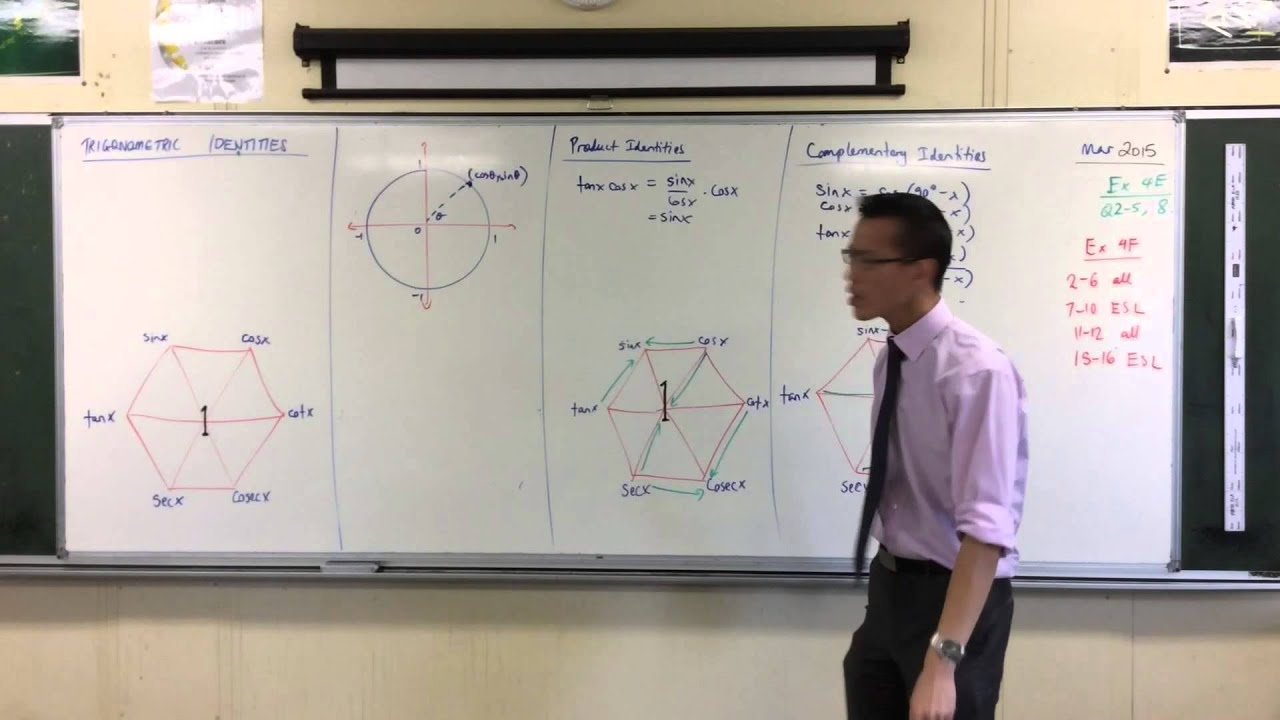 Trigonometric Identities & the Magic Hexagon (2 of 2: Even More ...