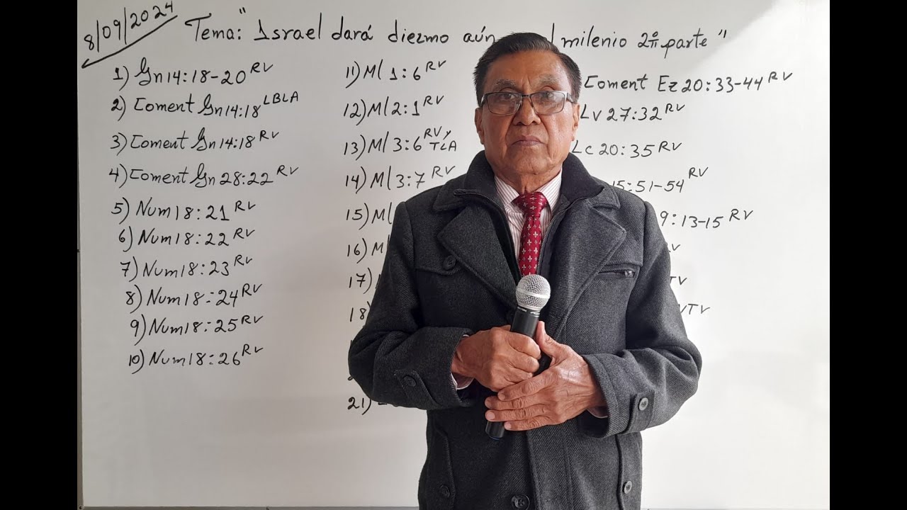 " Israel dará el diezmo aún en el milenio 2° parte ". Pastor Rene ...