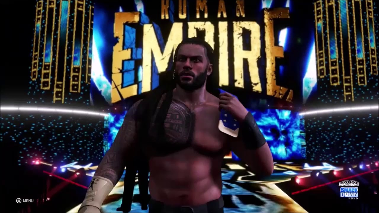 WWE 2K20 ROMAN REIGNS ENTRANCE 2020 - YouTube