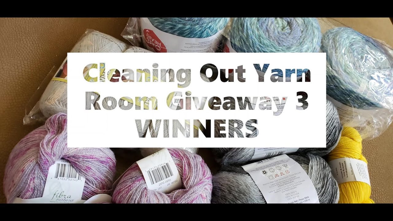 Cleaning Out My Yarn Room Giveaway #3 WINNERS - YouTube