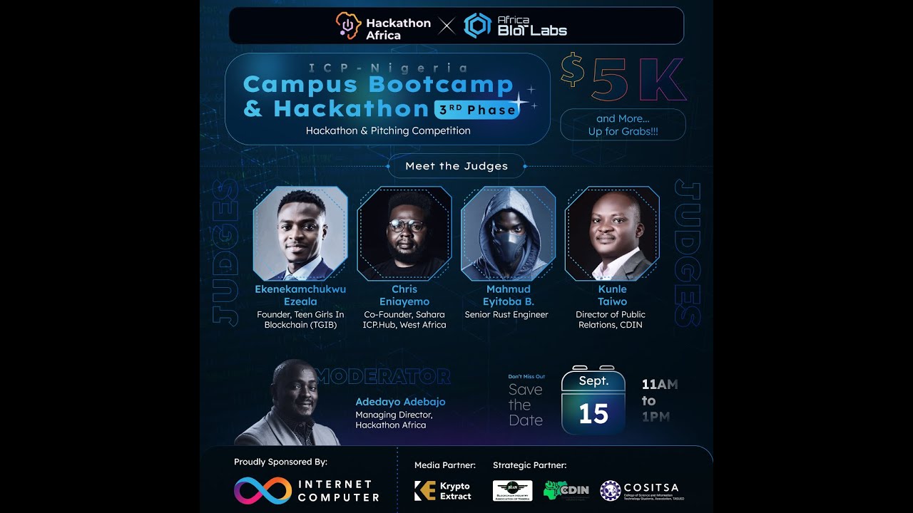 Phase III of ICP-Nigeria Campus Blockchain Bootcamp and Hackathon (Pitch) - YouTube