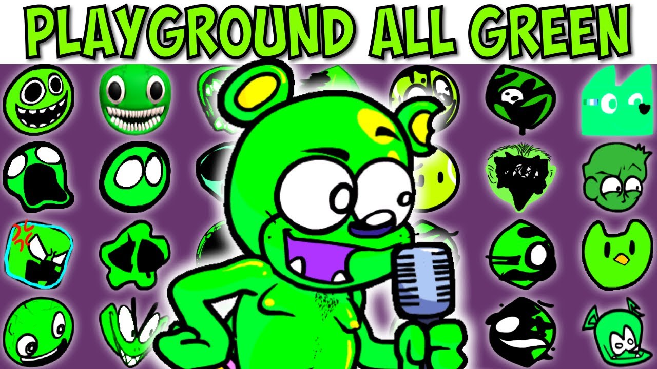 FNF Character Test | Gameplay VS My Playground | ALL Green Test - YouTube