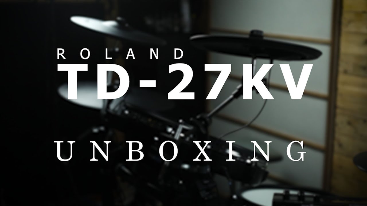 Roland TD-27KV Unboxing - YouTube