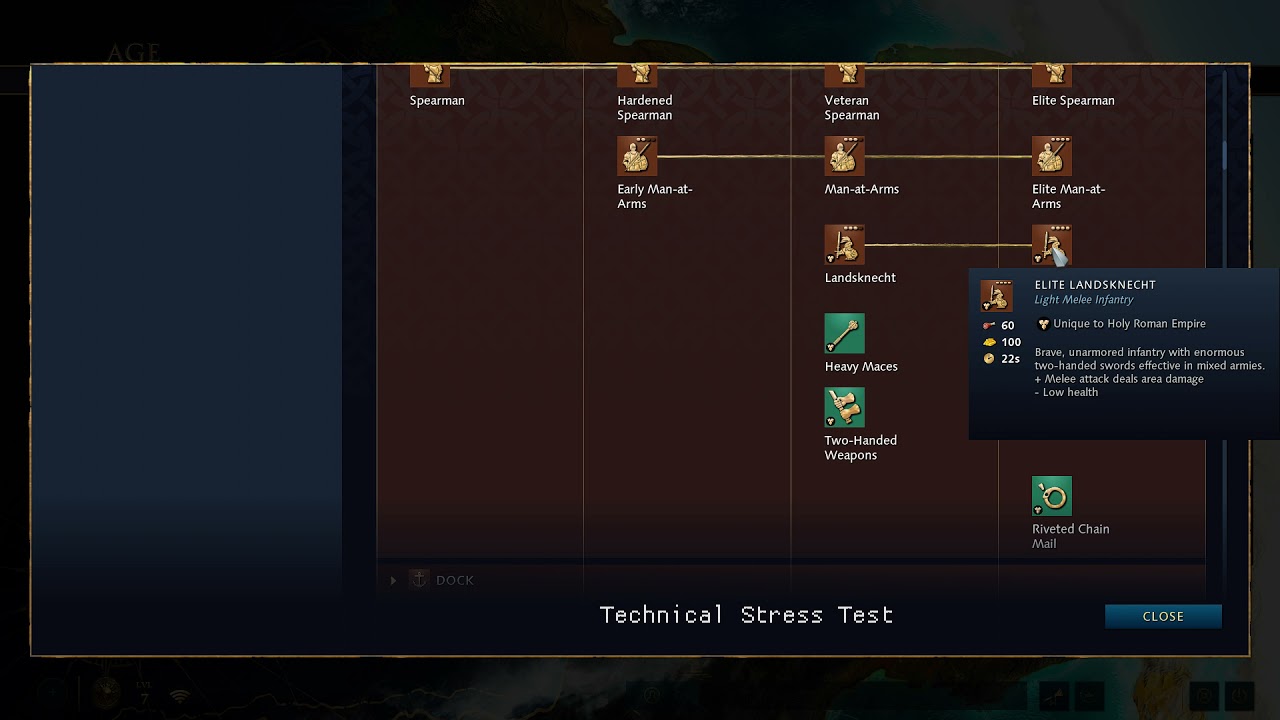 AoE 4 Beta HRE Tech Tree - YouTube