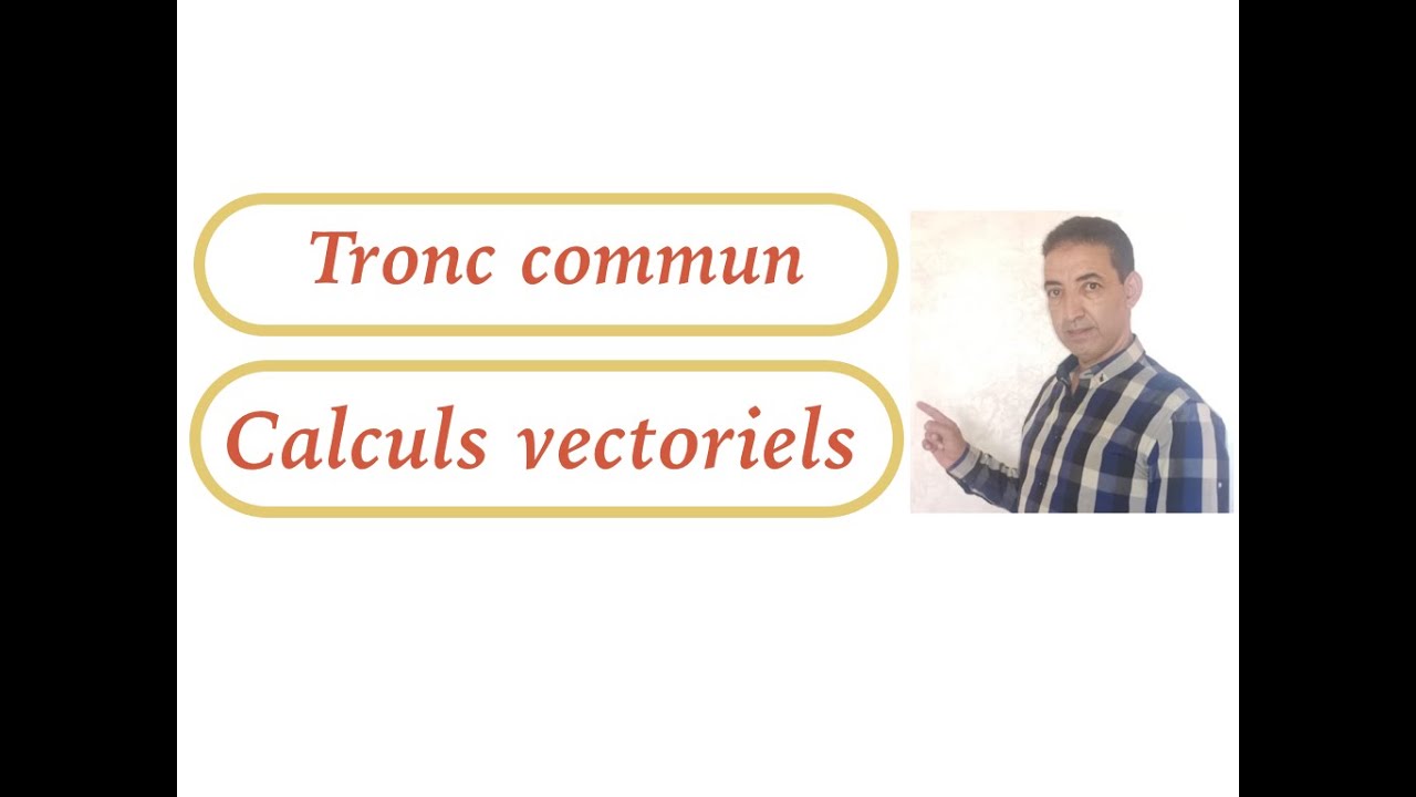 Cours sur le calcul vectoriel tronc commun séance1 - YouTube