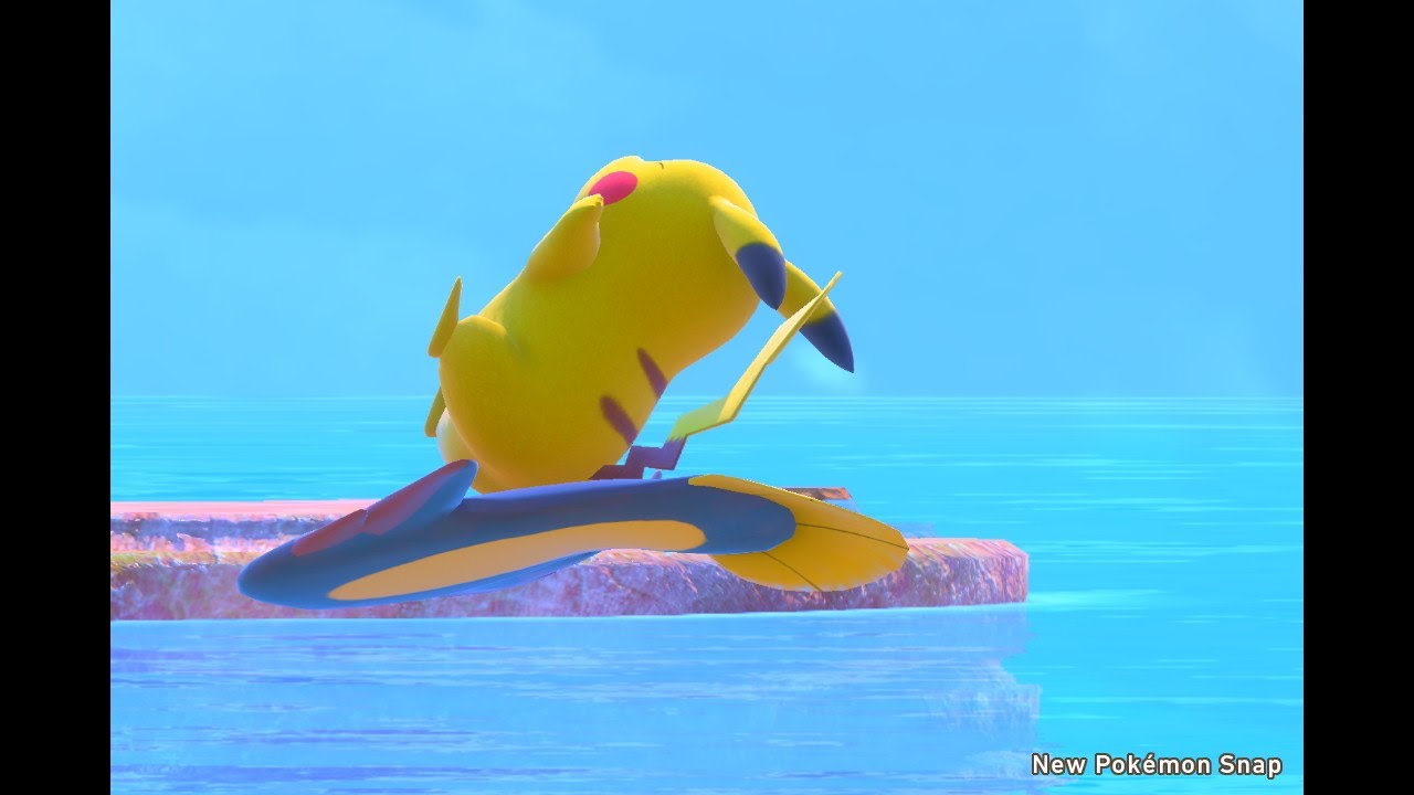 New Pokémon Snap: Surfing Pikachu - YouTube