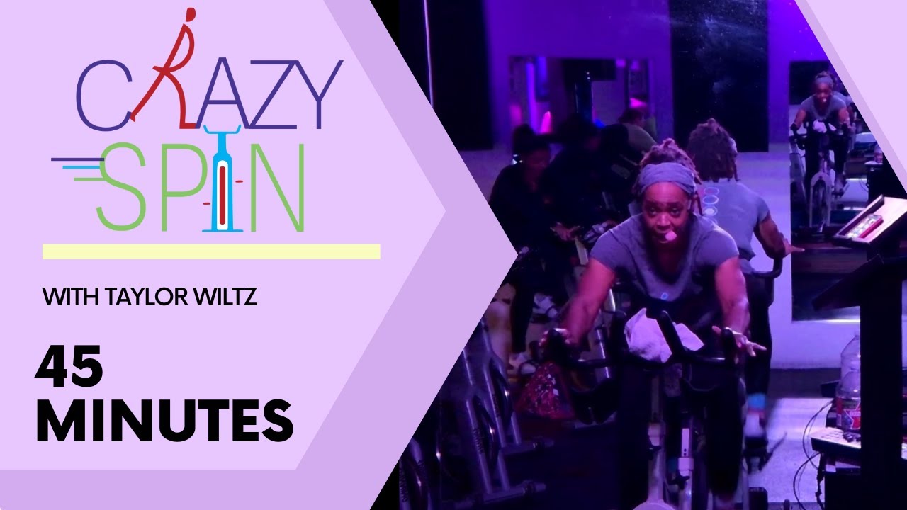 45 MINUTE SIMPLE CARDIO WORKOUT W/ TAYLOR: Crazy Spin - YouTube