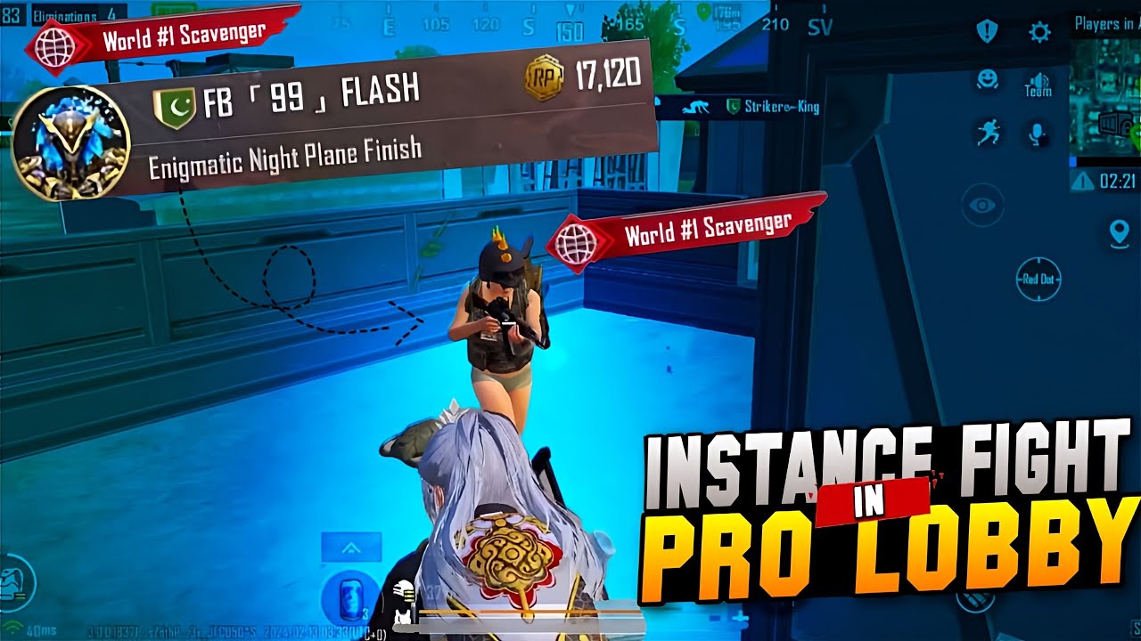 𝗜𝗻𝘀𝘁𝗮𝗻𝗰𝗲 𝗙𝗶𝗴𝗵𝘁 𝘄𝗶𝘁𝗵 𝗣𝗿𝗼 𝗣𝗹𝗮𝘆𝗲𝗿𝘀 𝗟𝗼𝗯𝗯𝘆 😱 | 𝗣𝘂𝗯𝗴 𝗠𝗼𝗯𝗶𝗹𝗲 𝗚𝗮𝗺𝗲𝗽𝗹𝗮𝘆 🔥 - YouTube