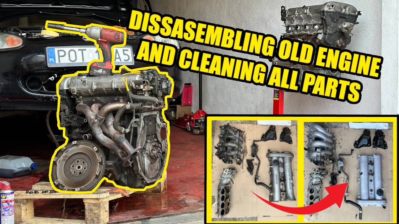Taking apart OLD engine and cleaning EVERYTHING up - Eurotrip Prep Ep.2 ...