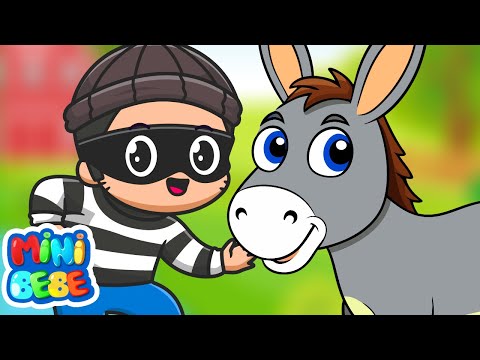 Eşeğimi Kaçırdılar - Eğlenceli Çocuk Şarkıları | MiniBebe