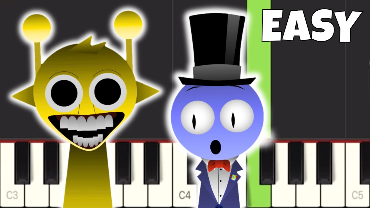 Incredibox Sprunki Phase 1.5 - EASY Piano Tutorial - YouTube