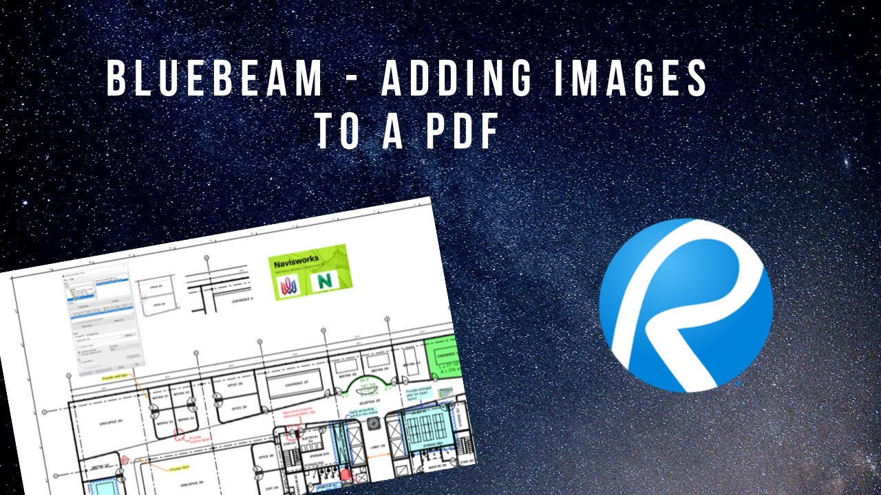 Bluebeam | Adding Images to a PDF | Digital Coordination - YouTube