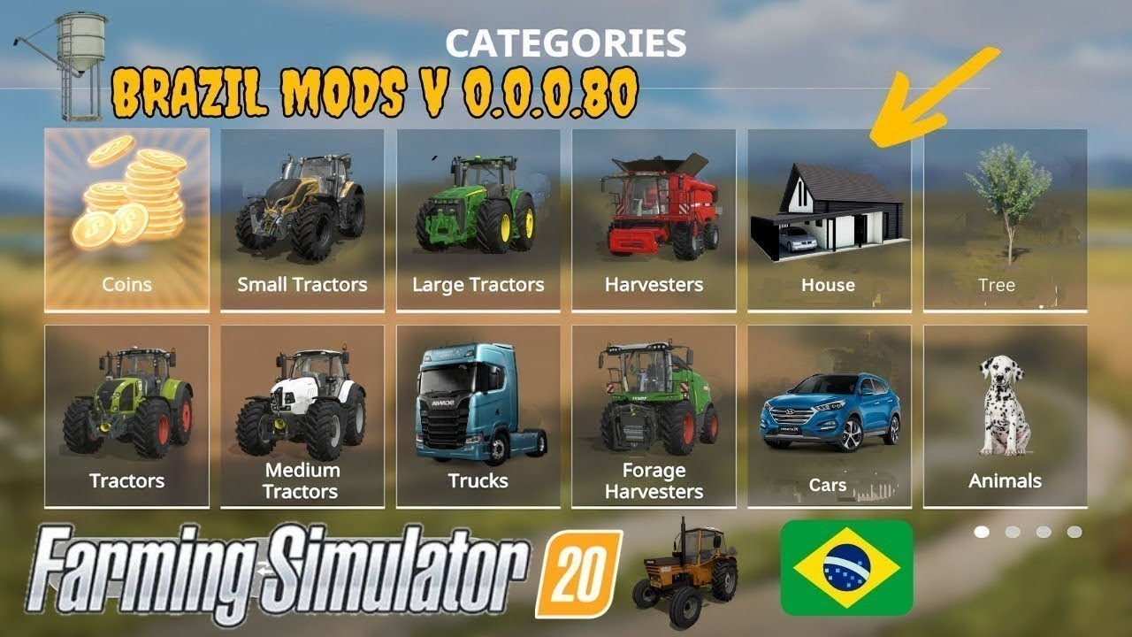 FS 20 v80 all new vehicles size 3gb 400+vehicles - YouTube