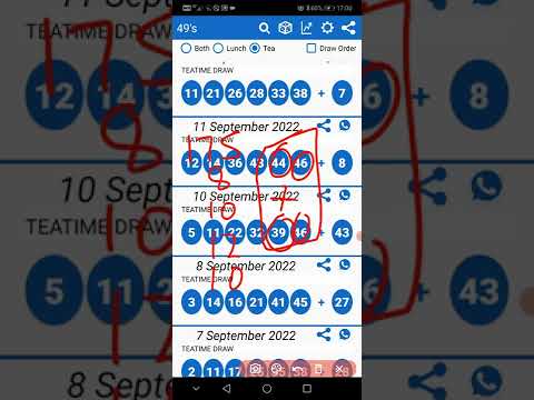 Strategy to win UK 49 teatime two numbers and a bonus - YouTube
