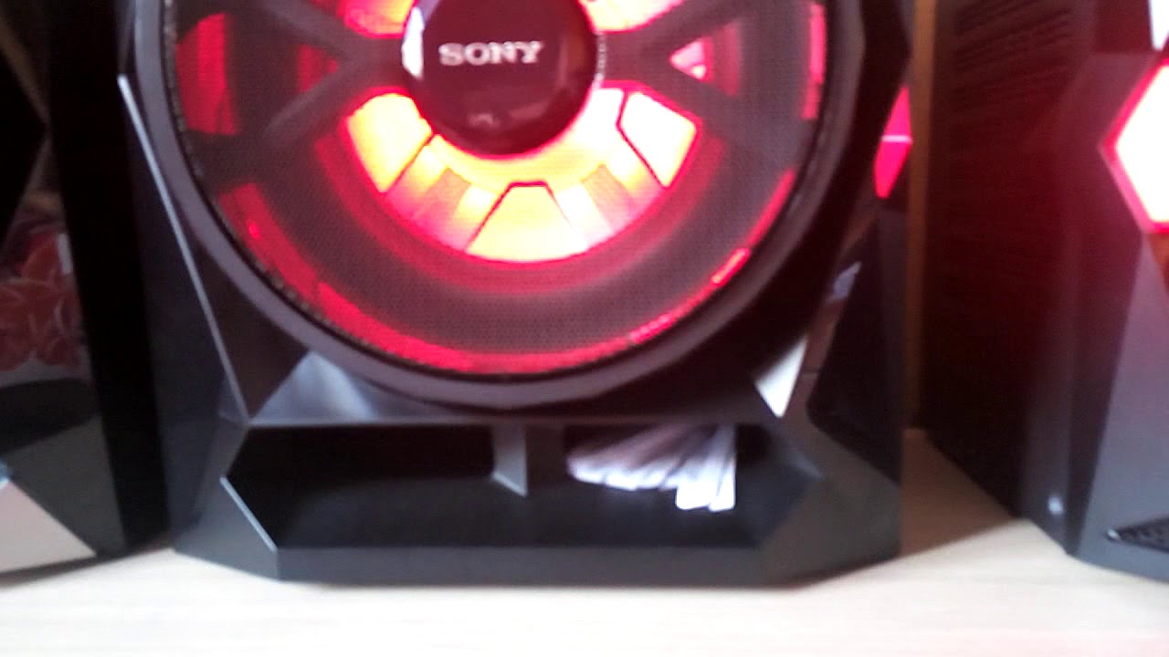 Aparelho Sony mhc-gpx555 - YouTube