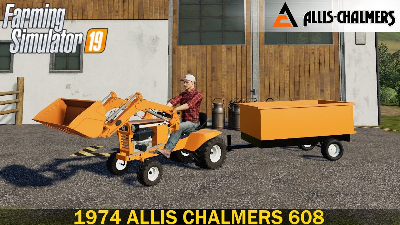 Farming Simulator 19 - 1974 ALLIS CHALMERS 608 Silo Loading and Grass ...