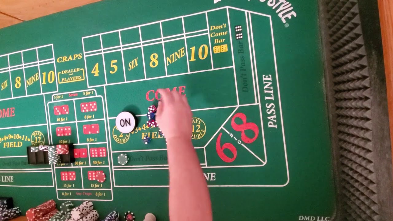 Craps playing my shot +3 random shooters part 1 - YouTube