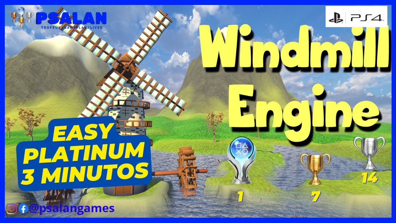 🏆Windmill Engine - Easy Platinum 3 Minutos (PS4) - YouTube
