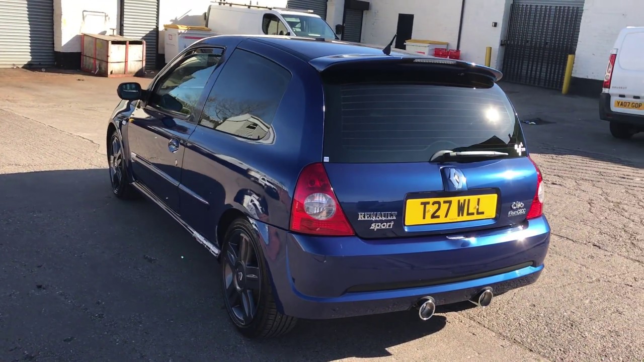 Clio 172 Monaco Blue - YouTube