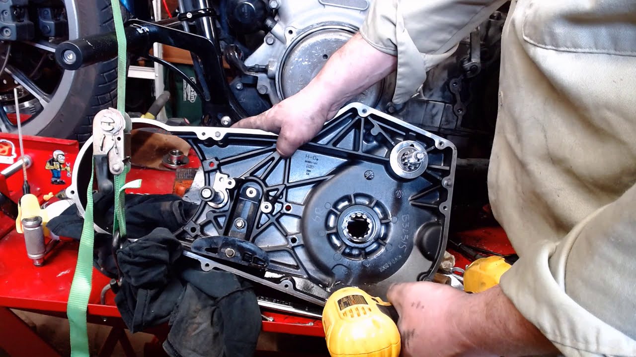 Repair Stripped Threads on a Harley Primary. - YouTube