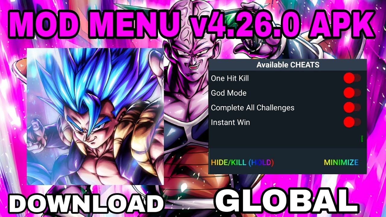 Dragon Ball Legends MOD MENU v4.26.0 APK / Dragon Ball Legends hack ...