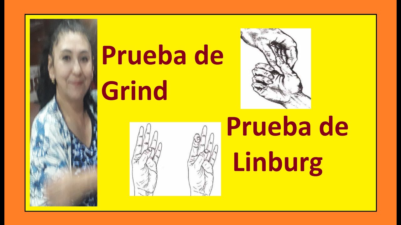Examen físico de la mano, Prueba de Grind y Prueba de Linburg - YouTube