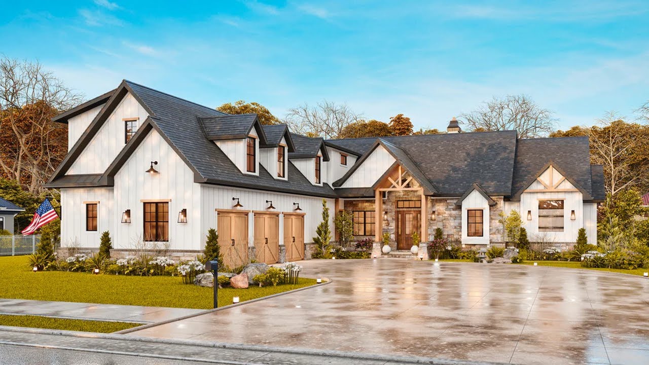 Long Farm House With Driveway 10 Farmhouse Driveway Entrance Ideas For