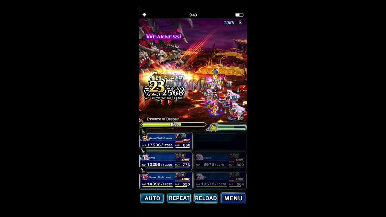 ffbe essence of despair free party - YouTube
