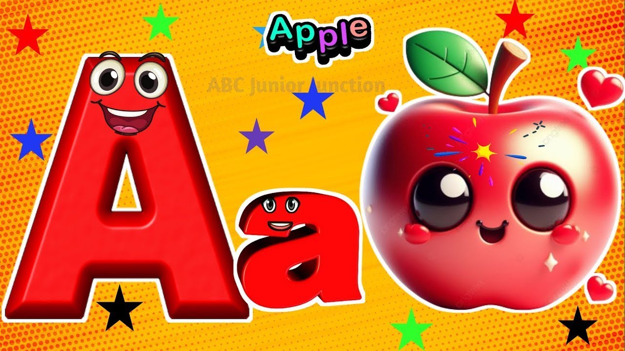 ABC Kids Cartoon Fun Alphabet Song for Kids, A to Z Learning "A for ...