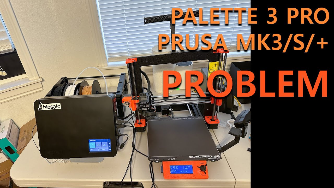 Issue with Palette 3 Pro/Prusa MK3/S/+ and the Workaround - YouTube
