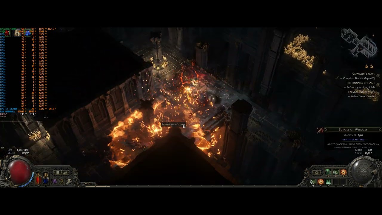 Path of Exile 2 Tier 15 Map Benchmark 2 | Rtx 3080 | i7 14700K | Ultra ...
