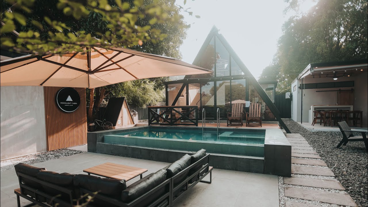 New A-Frame Cabin Villa Airbnb in Tanauan Batangas - Moonlight Cabin ...