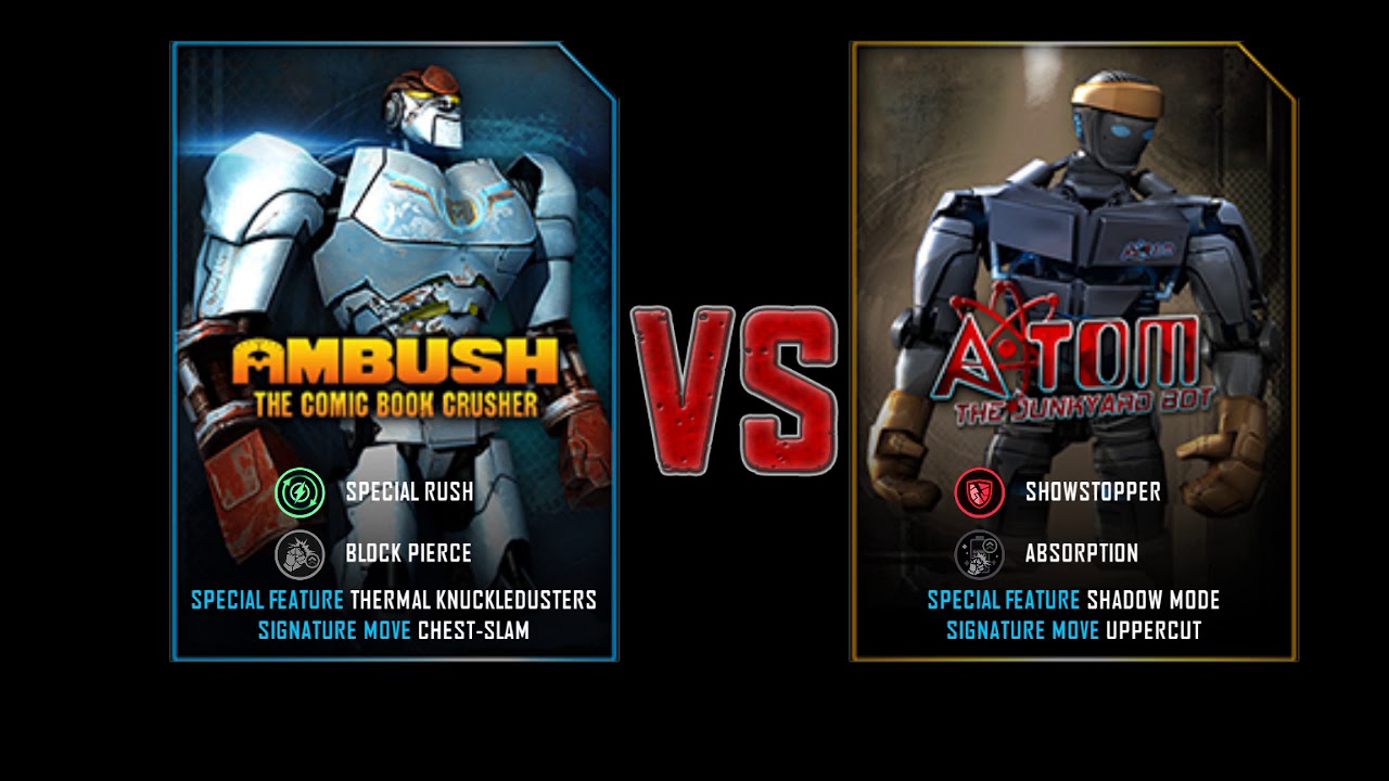 Loosing the Game with Atom Real Steel WRB | Ambush Vs Atom | Mobile ...