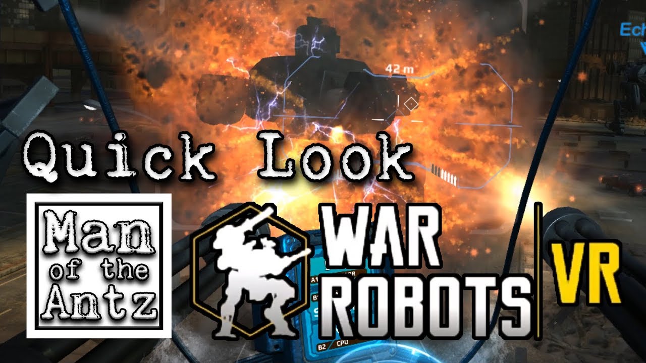 Giant stomping mechs in VR | War Robots VR on Oculus Rift - YouTube