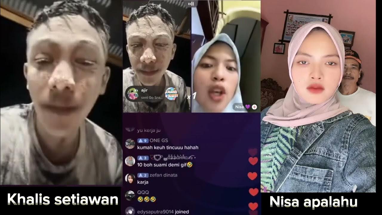 PK TIKTOK | Khalis setiawan vs nisa |kocak challenge mandi minyak goreng 🔥‼️ - YouTube