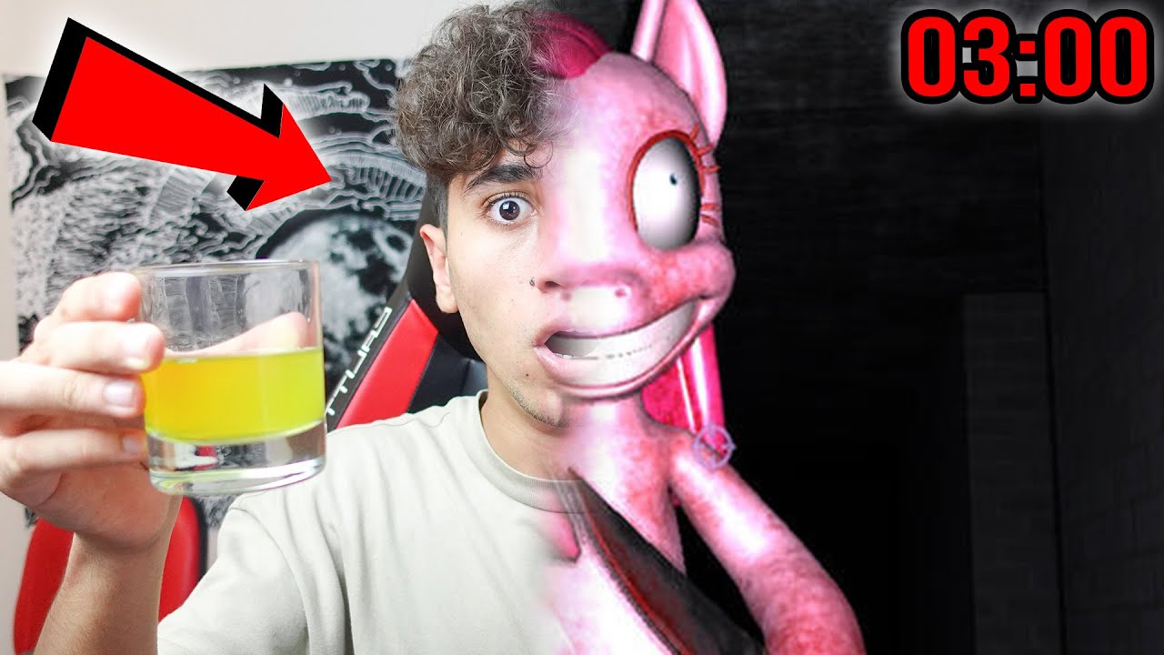GECE 3'te MY LİTTLE PONY.EXE İKSİRİ İÇMEYİN !! (Pinkie Pie.Exe Dönüştüm ...