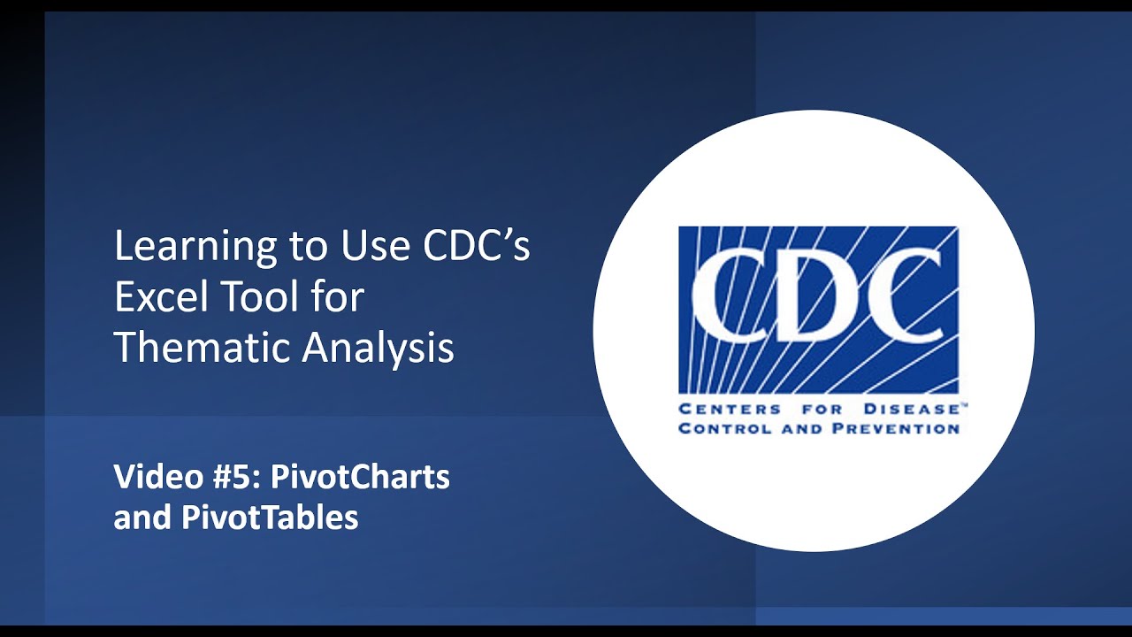 Excel Tool Tutorial 5 Pivotcharts And Pivottables Youtube 6705