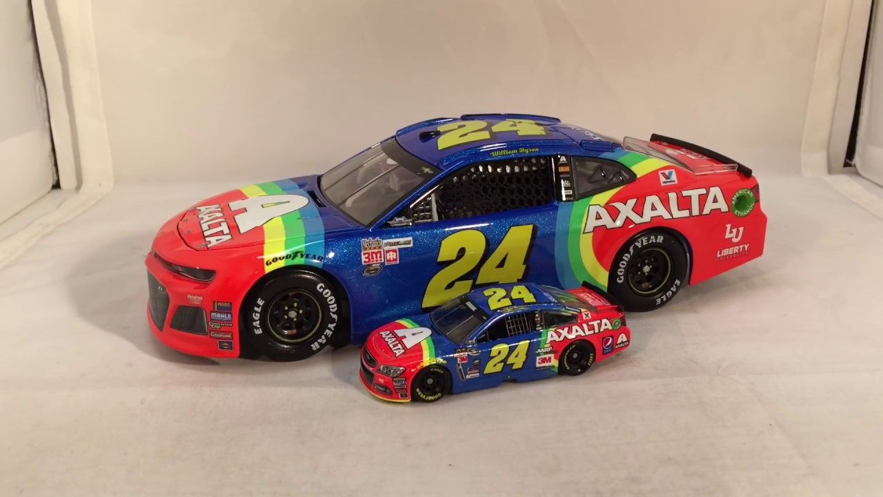 Review: 2018 William Byron #24 Axalta Darlington Throwback Chevy Camaro ...