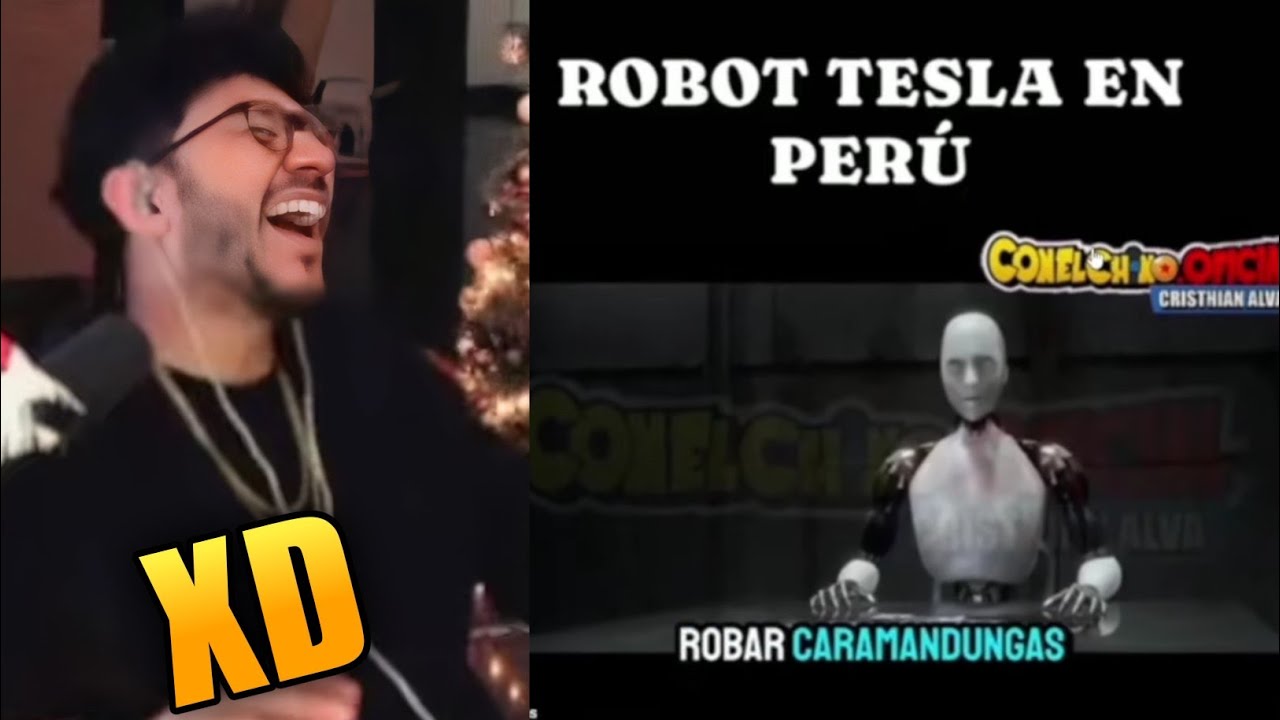 ZEIN se KGA de RISA con VIDEO de ROBOT TESLA en PERU - YouTube