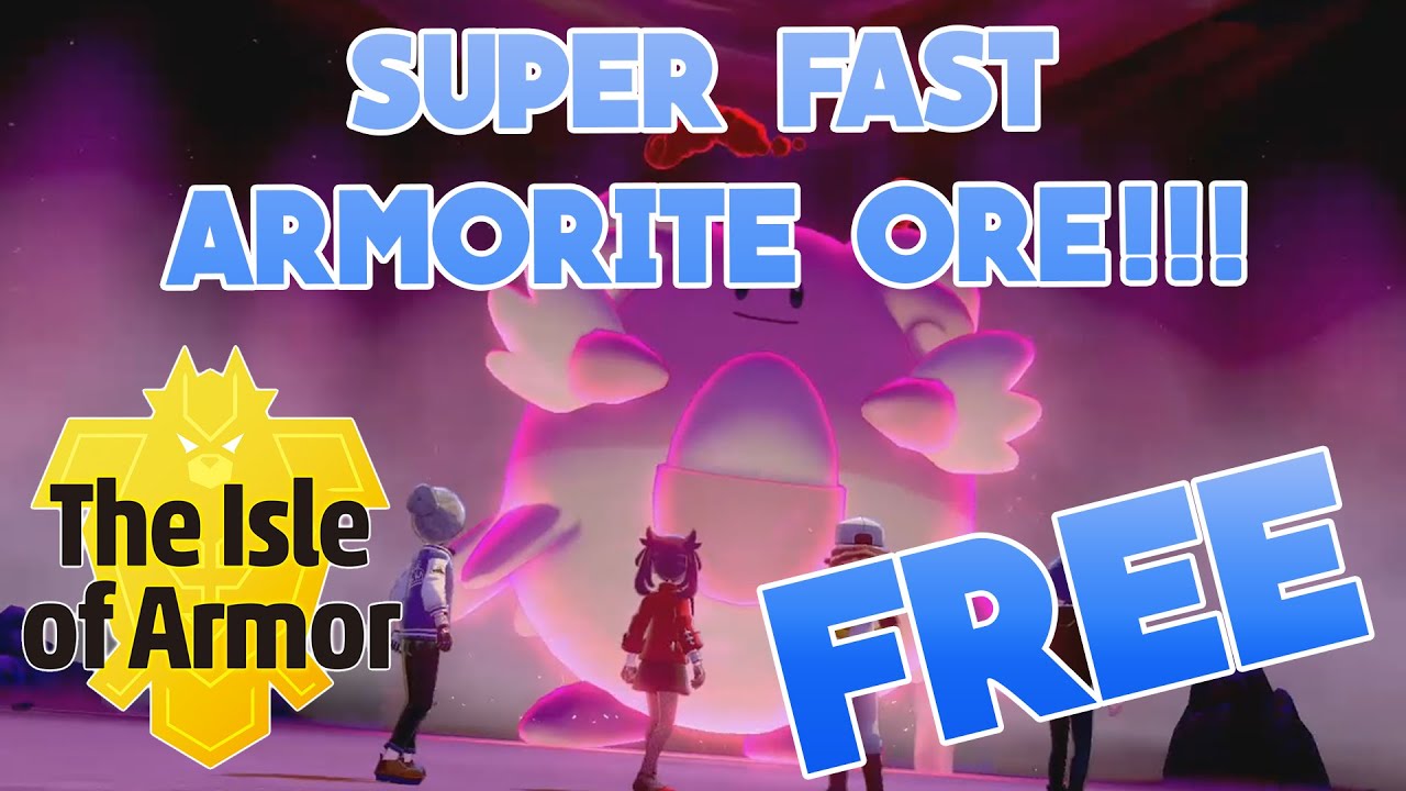 Super FAST Free ARMORITE ORE Isle Of Armor DLC - YouTube