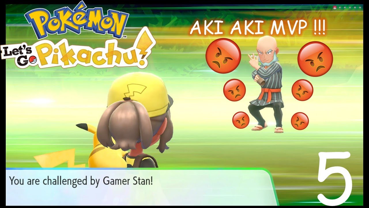 AKI-AKI SUPER INI SIH !! - Pokemon Let's Go Pikachu Part 5 - YouTube