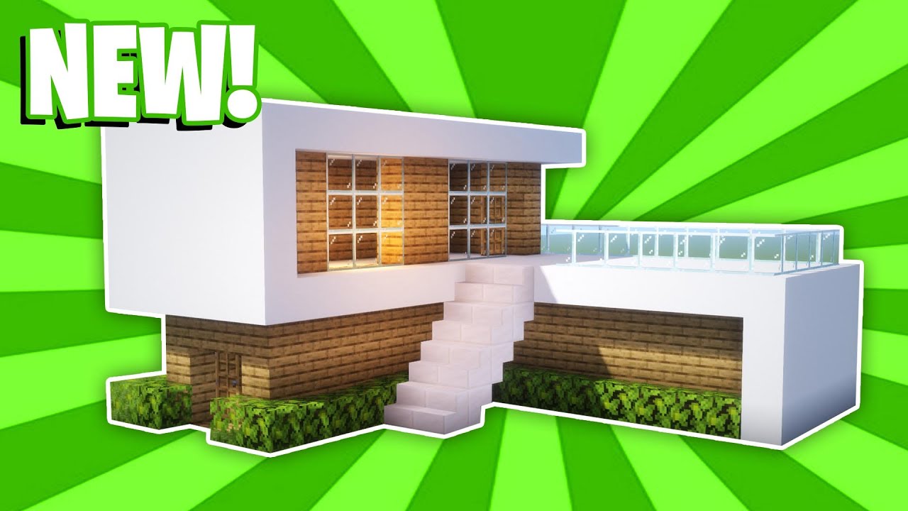 Minecraft : How To Build a Small Modern House Tutorial (#31) (Minecraft ...