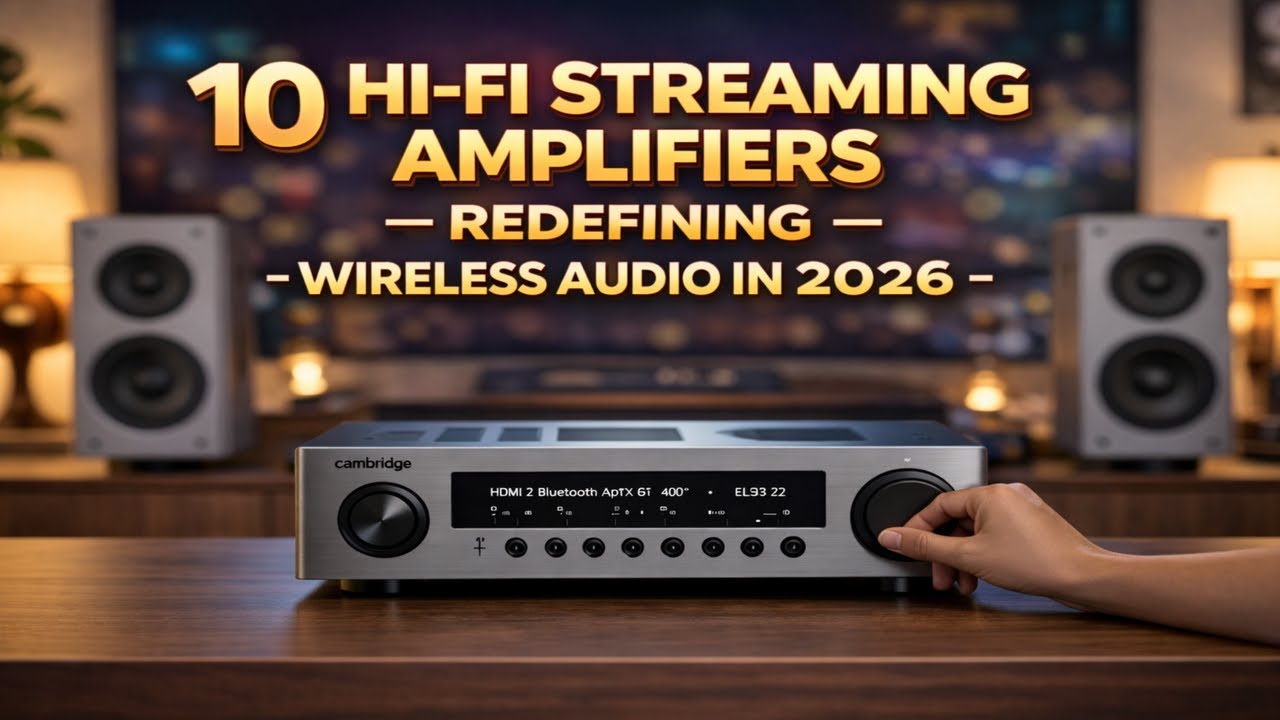 10 Hi-Fi Streaming Amplifiers Redefining Wireless Audio in 2026 — Only ...