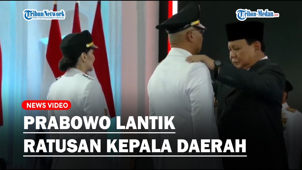[Full] Prabowo Lantik Ratusan Kepala Daerah di Istana - YouTube
