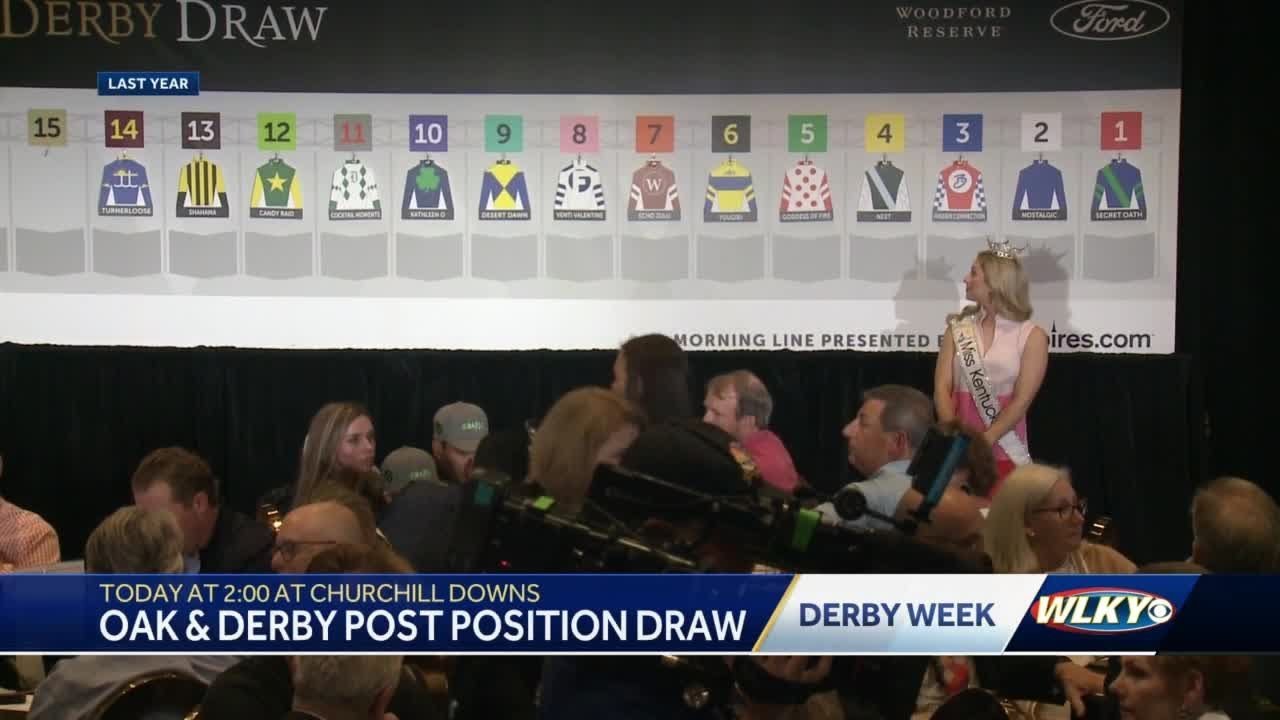 149th Kentucky Derby starting gate positions to be drawn during ...