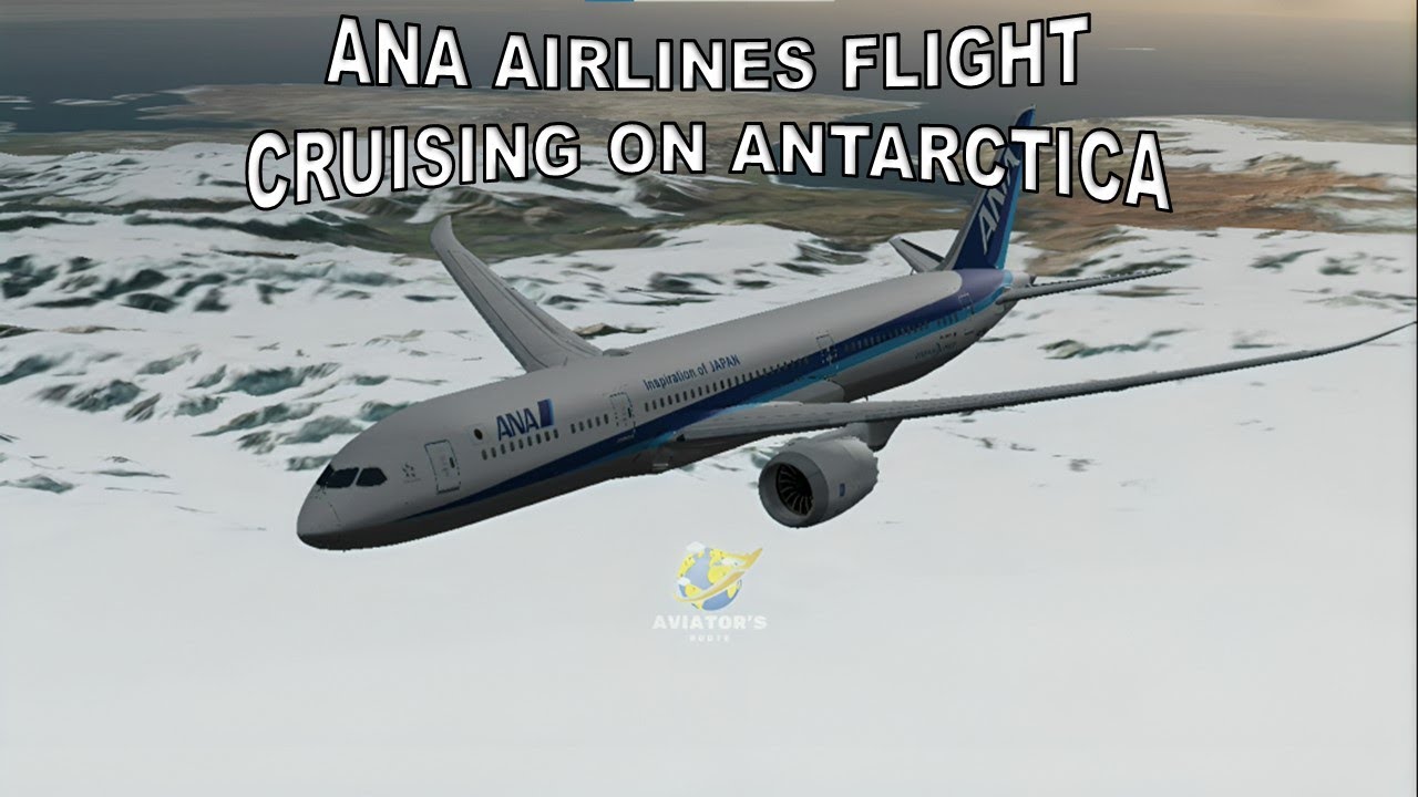 ANA Airline Cruising on Antarctica - YouTube
