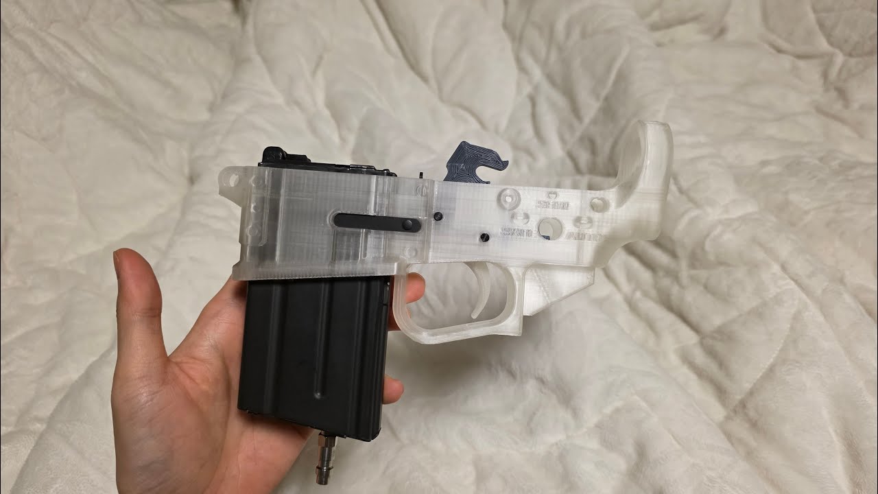 3D printing VFC GBBR lower - 3 - YouTube