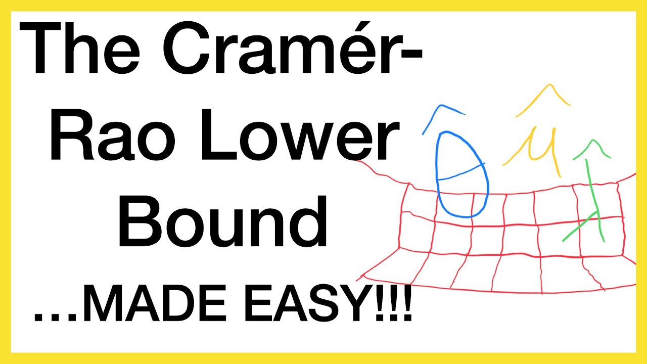 The Cramer-Rao Lower Bound ... MADE EASY!!! - YouTube
