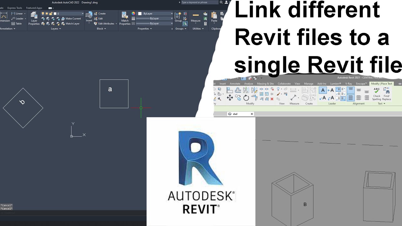 Link Different Revit Files to single Shared Site in Revit - YouTube