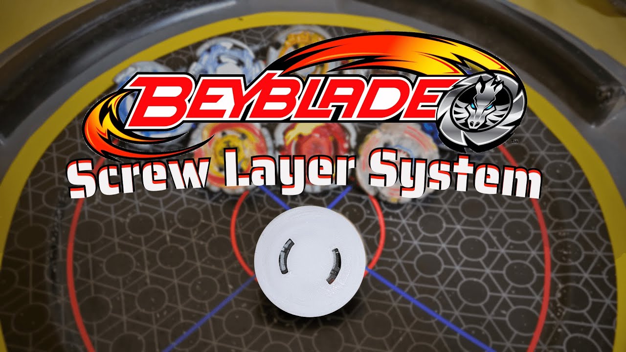 3D Printed Beyblade - Screw Layer System | Test Battles - YouTube